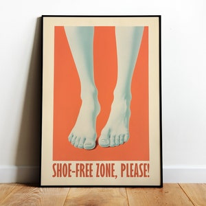 No Shoes Printable No Shoes in House Downloadable Print Entrance Sign ...