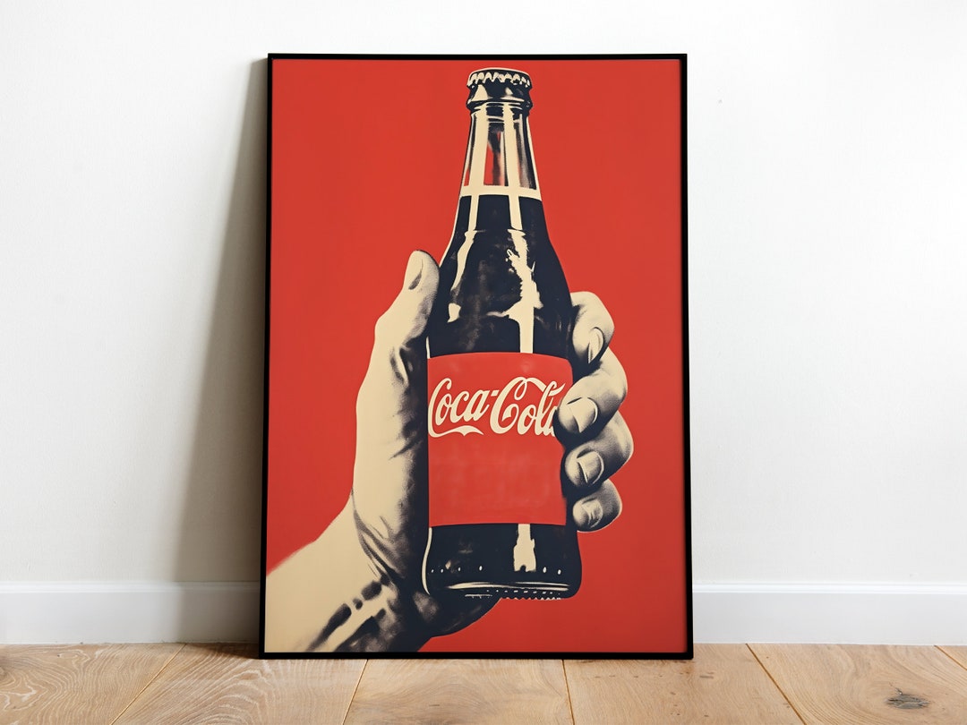 Vintage Coca-cola Print Retro Poster for Cafe Vintage Bar Poster Break ...