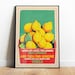 Retro Funny Poster Lemon Printable Lemon Print Digital Download Kitchen ...