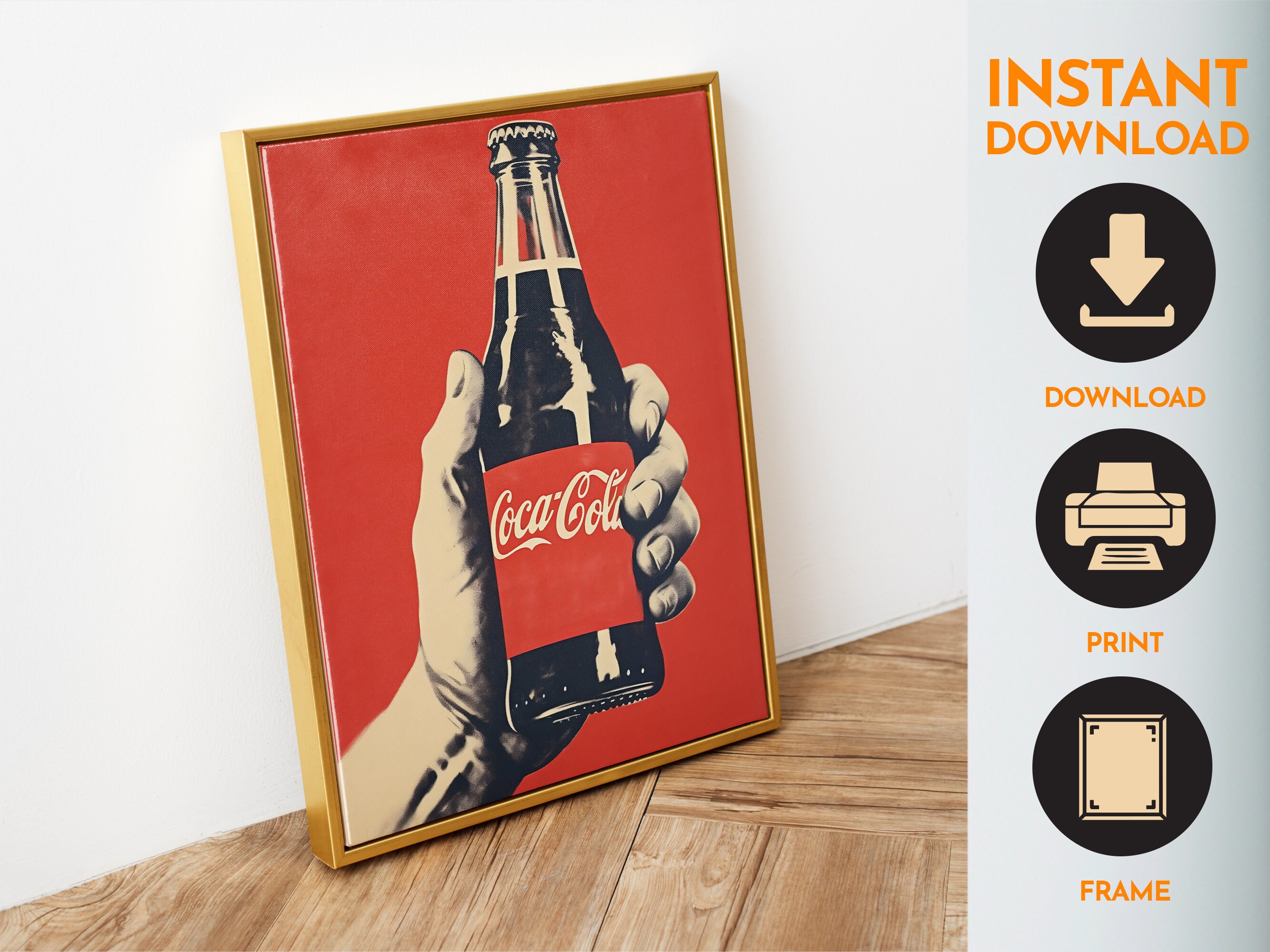 Vintage Coca-cola Print Retro Poster for Cafe Vintage Bar Poster Break ...