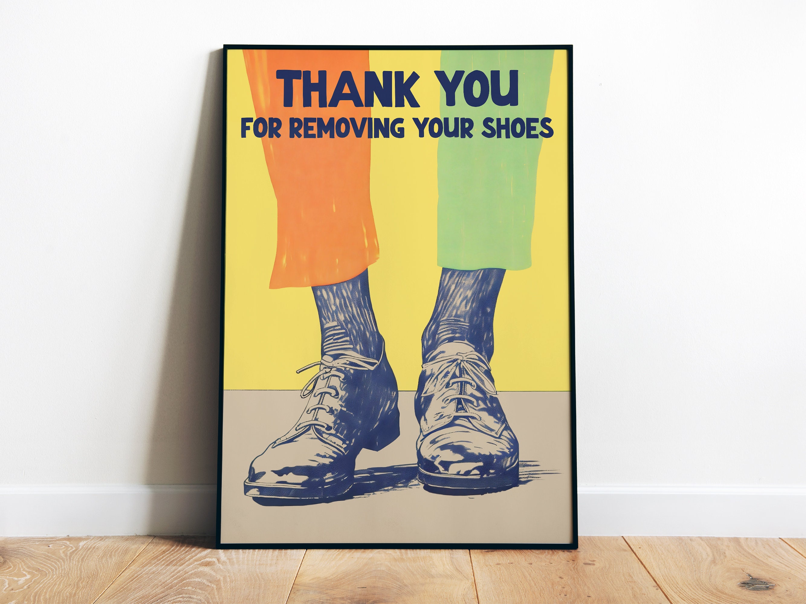 Remove Your Shoes Printable Wall Art Take off Your Shoes Print Entrance ...