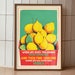 Retro Funny Poster Lemon Printable Lemon Print Digital Download Kitchen ...