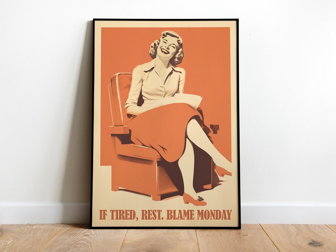 Retro Quote Print Funny Office Digital Print Funny Wall Art - Etsy