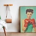 Female Boxer Print Boxing Wall Art Printable Gym Art Prints Women Retro ...