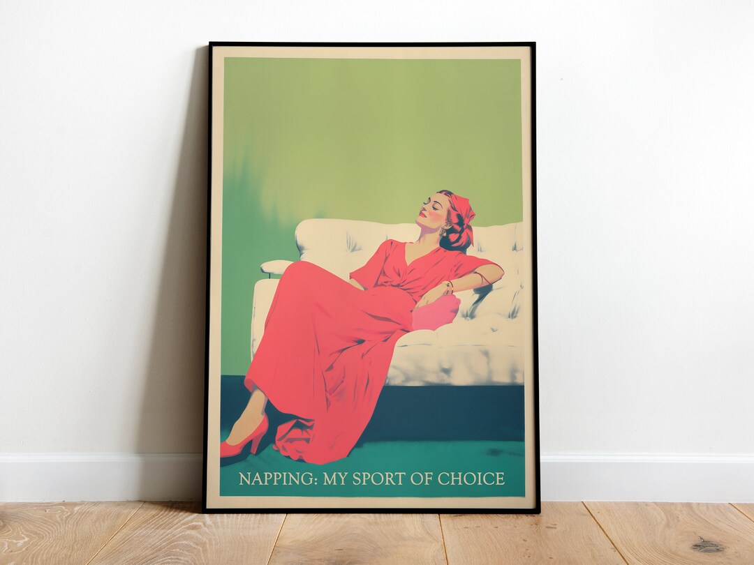 Retro Funny Print Office Digital Print Funny Wall Art Retro Print Silly ...