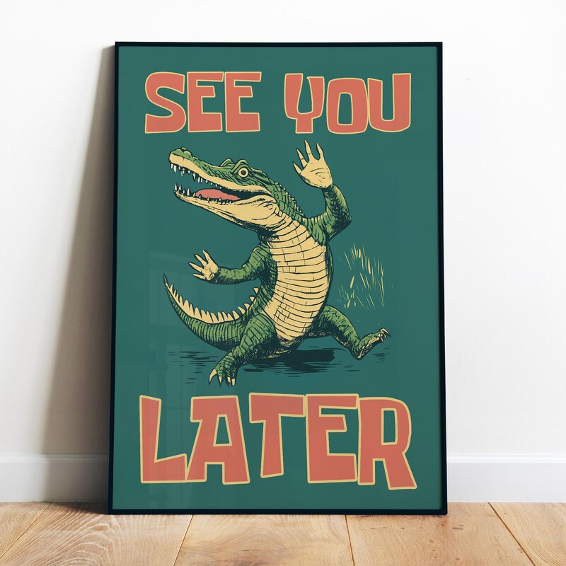 Alligator Art - Etsy