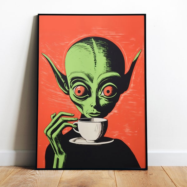 Alien Art - Etsy