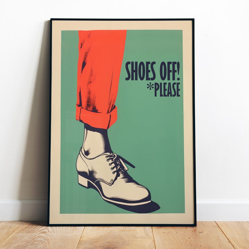 Shoes off Printable - Etsy