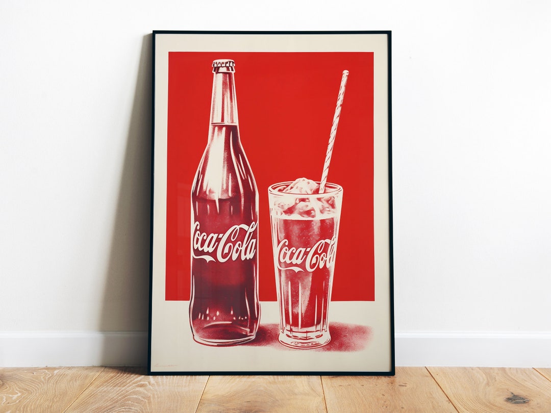 Coca-cola Wall Art Printable Coke Poster Print Vintage Bar Poster ...