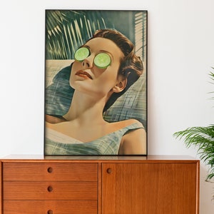 Spa Art Print Beauty Salon Wall Art Printable Retro Posters Digital ...