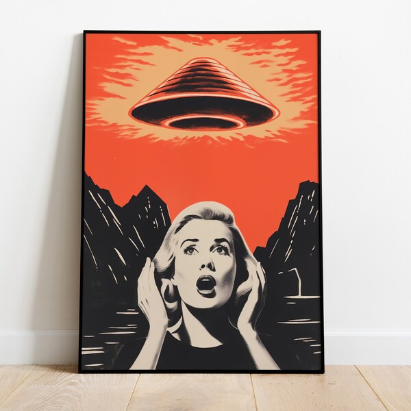 Alien Invasion Art - Etsy