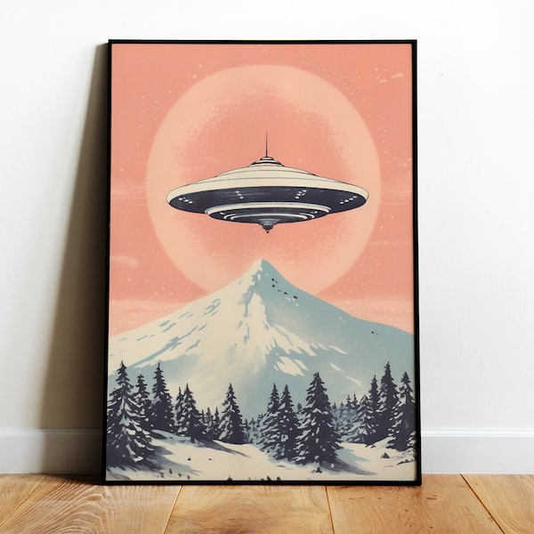 Ufo Poster - Etsy