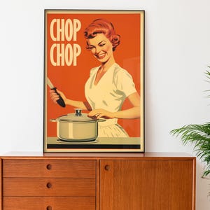 Retro Kitchen Print Retro Kitchen Art Download Funny Kitchen Poster ...