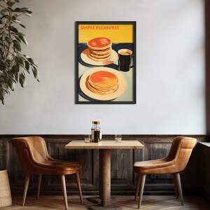 Pancakes Wall Art Breakfast Print Simple Pleasures Digital Print ...