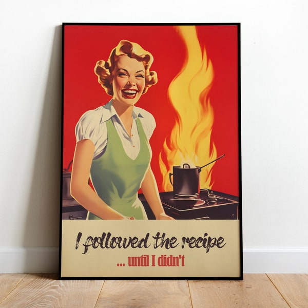 Kitchen Poster - Etsy UK