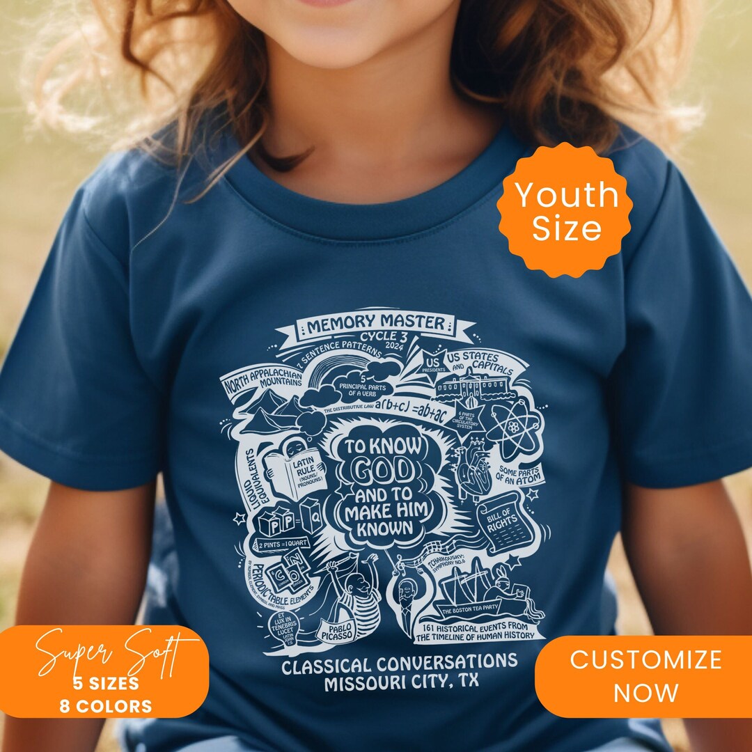 Personalized Cycle 3 Memory Master Shirt Classical Conversations T ...