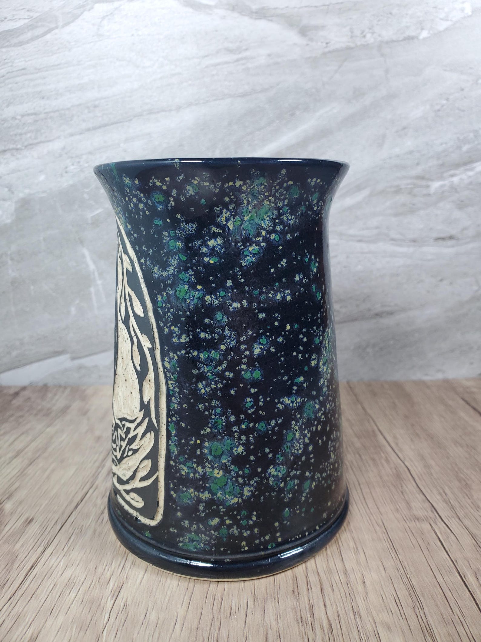 Ceramic Sgraffito Bird Mug, Handcrafted Ceramic Mug, Sgraffito Mug - Etsy