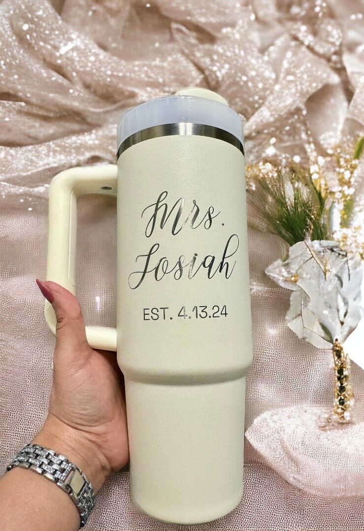 Stanley Cup - Custom Unique Gift for Brides, Bridal Shower Gift - Etsy