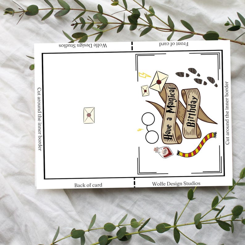 Birthday Card for Wizarding World Fans, Have a Magical Birthday, Potter ...