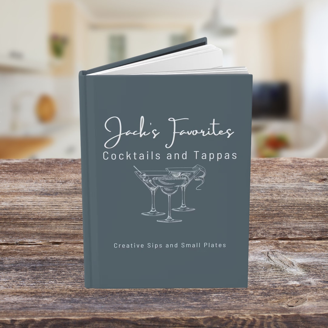 Personalized Cocktail Recipe Book Gift for Mixologists and Bartenders ...