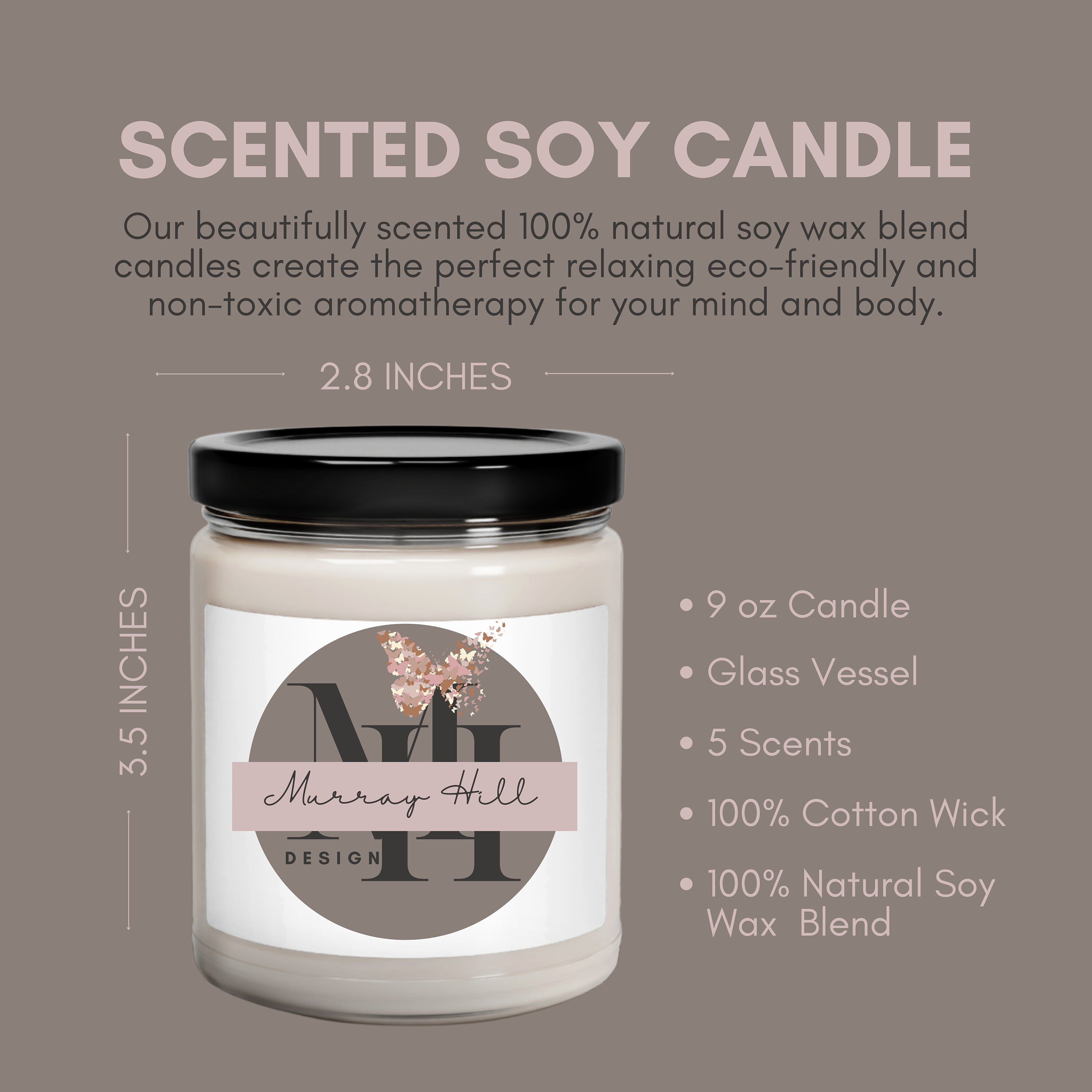 June Birth Month Flower Gift Custom Message Gift Candle for Mom ...