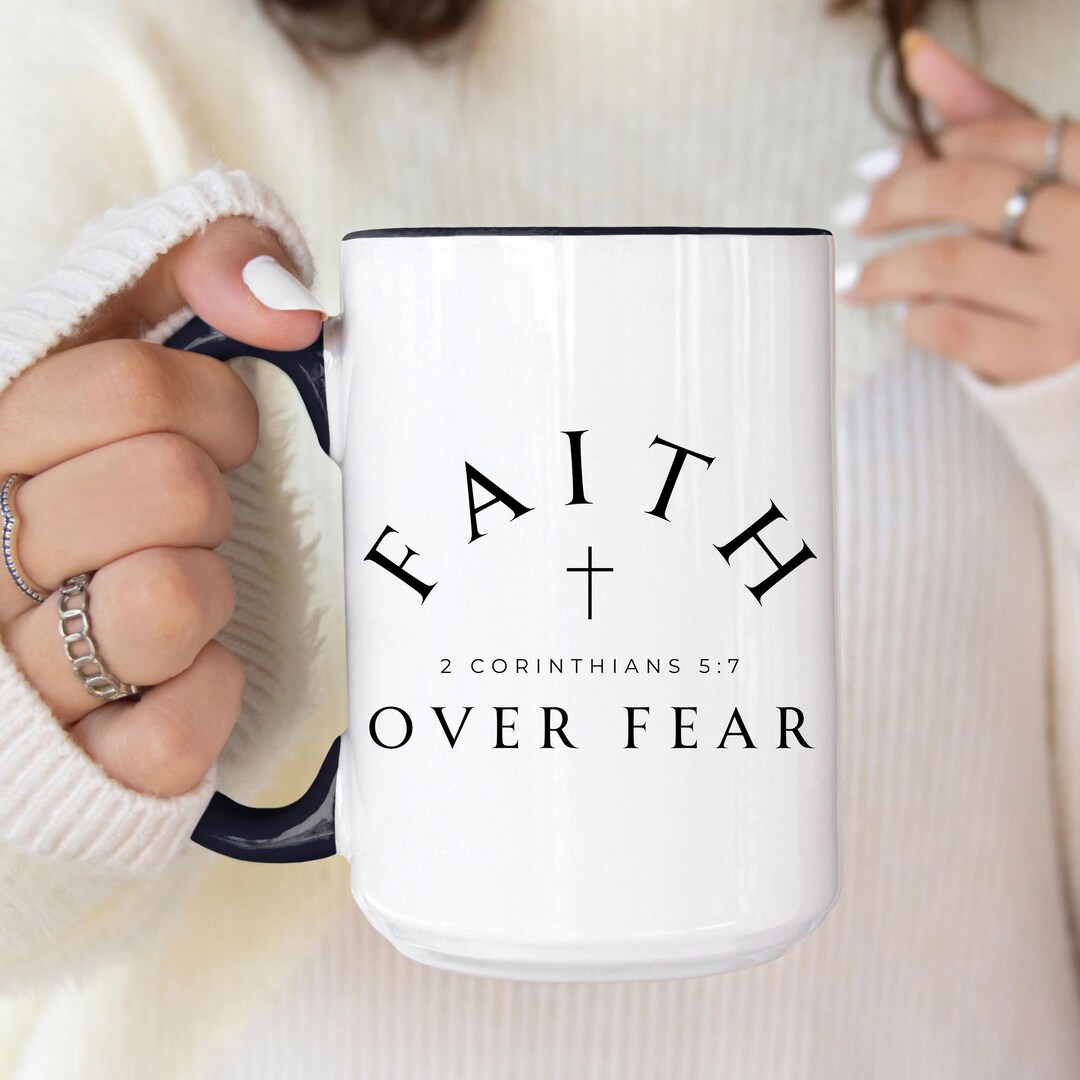 Christian Mug Bible Verse Ceramic Coffee Cup - Faith Gift for Her ...