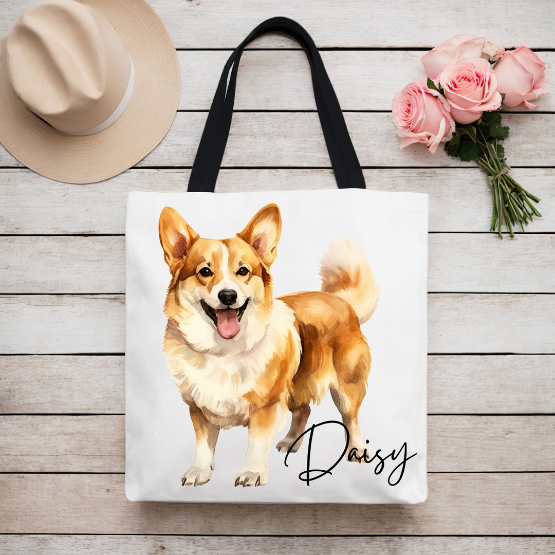 Corgi Dog Custom Tote Bag Gift for Pet Owner Gift for Dog Mom Tote Bag ...