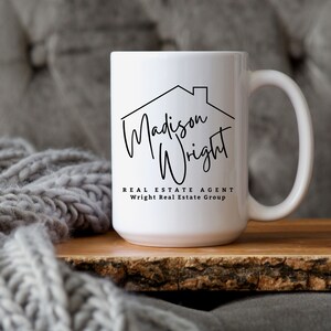 Custom Real Estate Mug for Open House- Closing Gift for Listing Agent ...