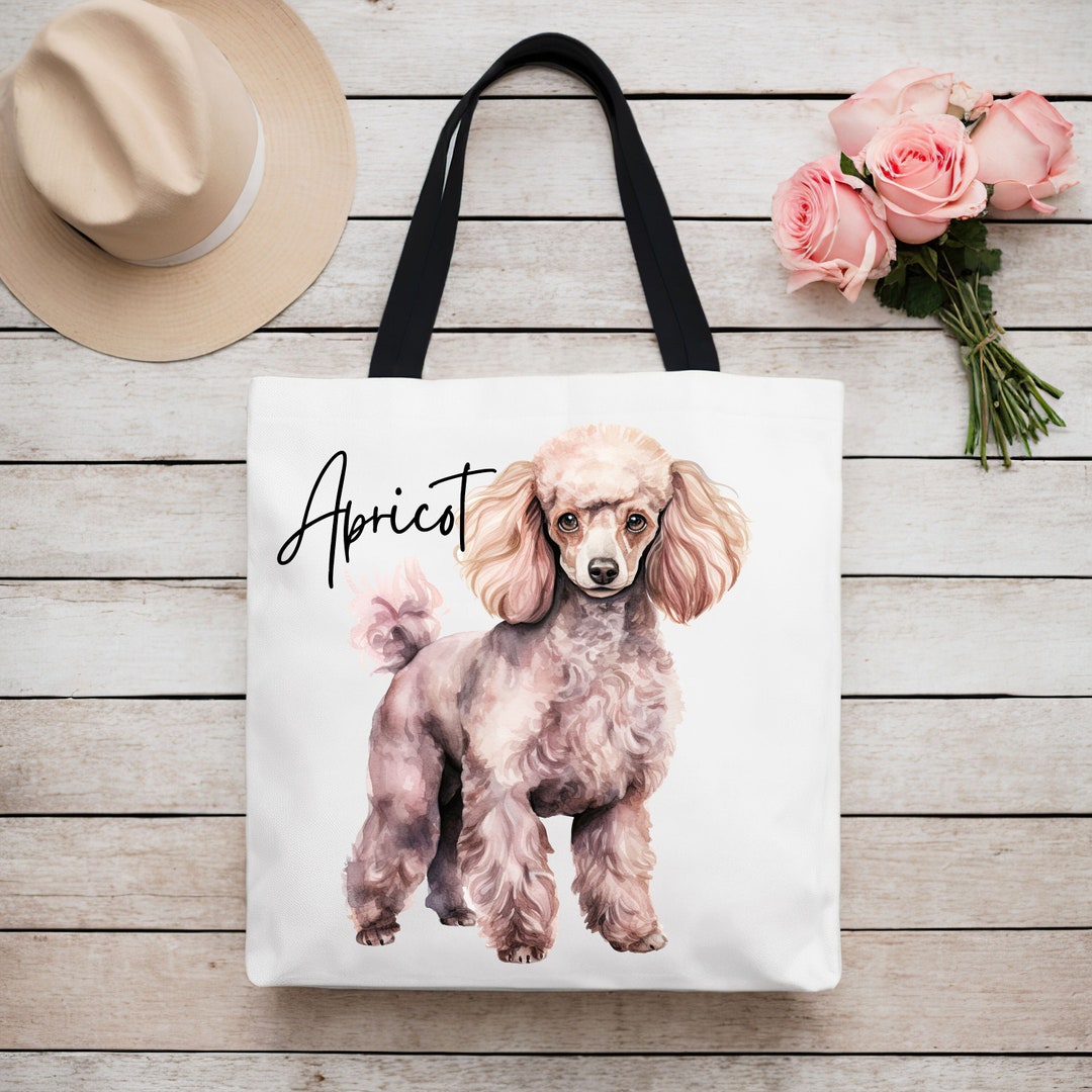 Personalized Tote Bag Poodle Dog - Custom Pet Gifts or Thank You Gift ...