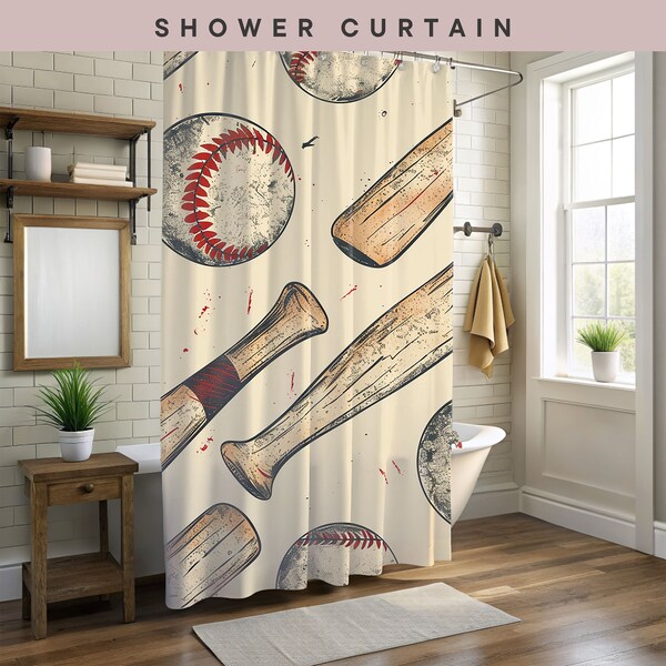 Baseball Curtains - Etsy