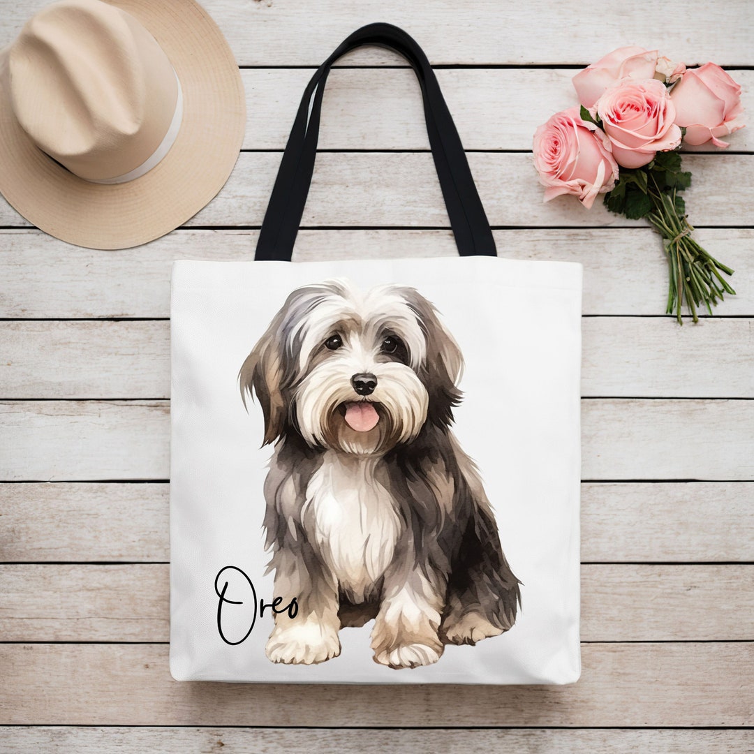 Personalized Tote Bag Havanese Dog - Custom Pet Gifts or Thank You Gift ...