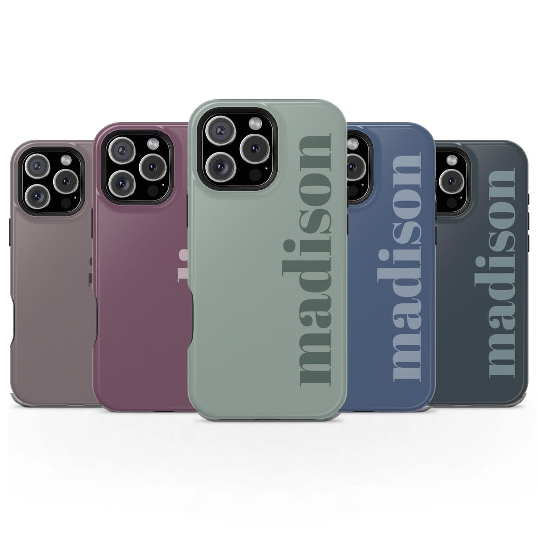 Custom Name Phone Case Magsafe Gift -personalized Tech Accessory Tough ...