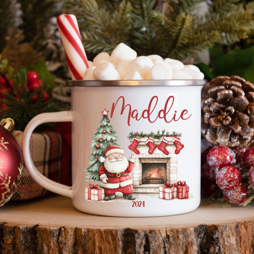 Personalized Christmas Mug for Family - Custom Hot Chocolate Mug Gift ...