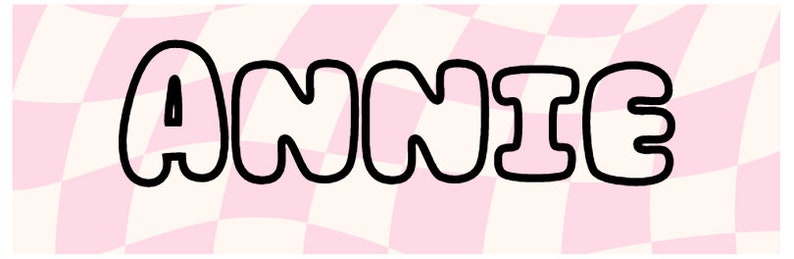 Checkered Student Name Tags for Desk/locker/book Bin - Etsy