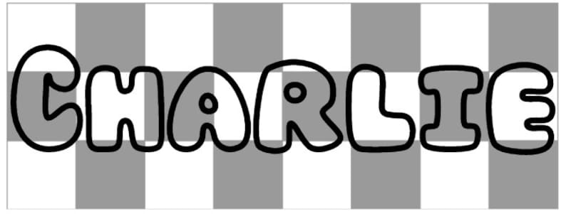 Checkered Student Name Tags for Desk/locker/book Bin - Etsy