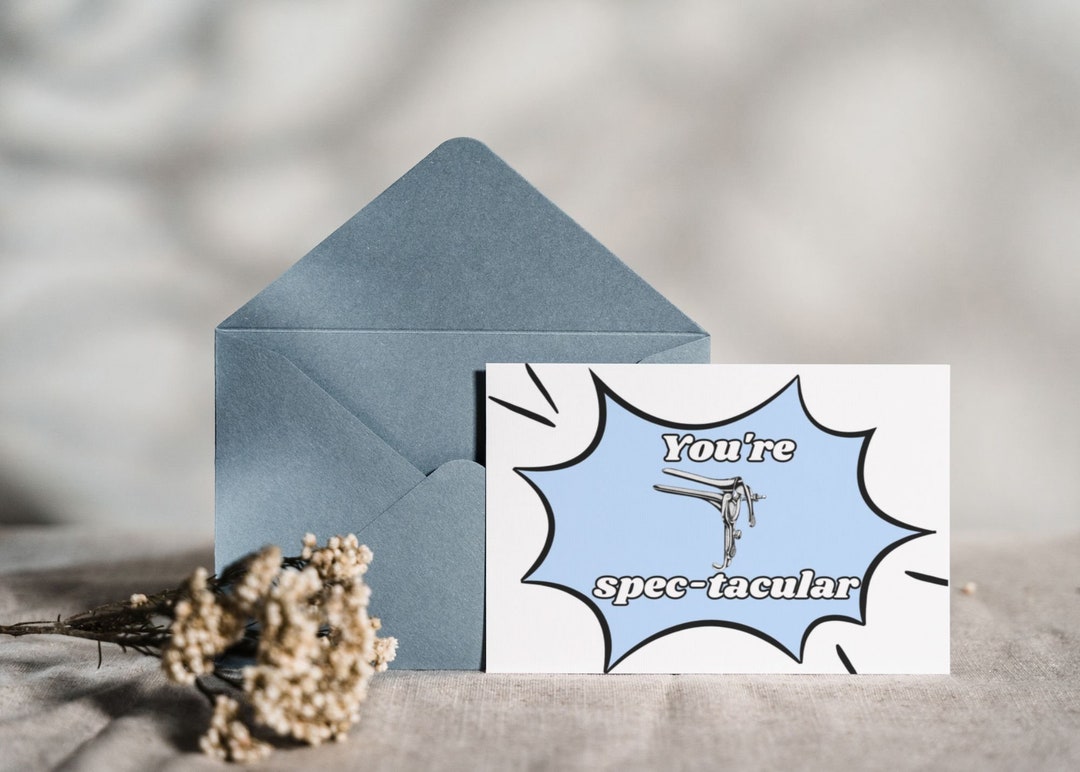 You're Spectacular, Funny Medical Greeting Card, Medical Gift Card ...