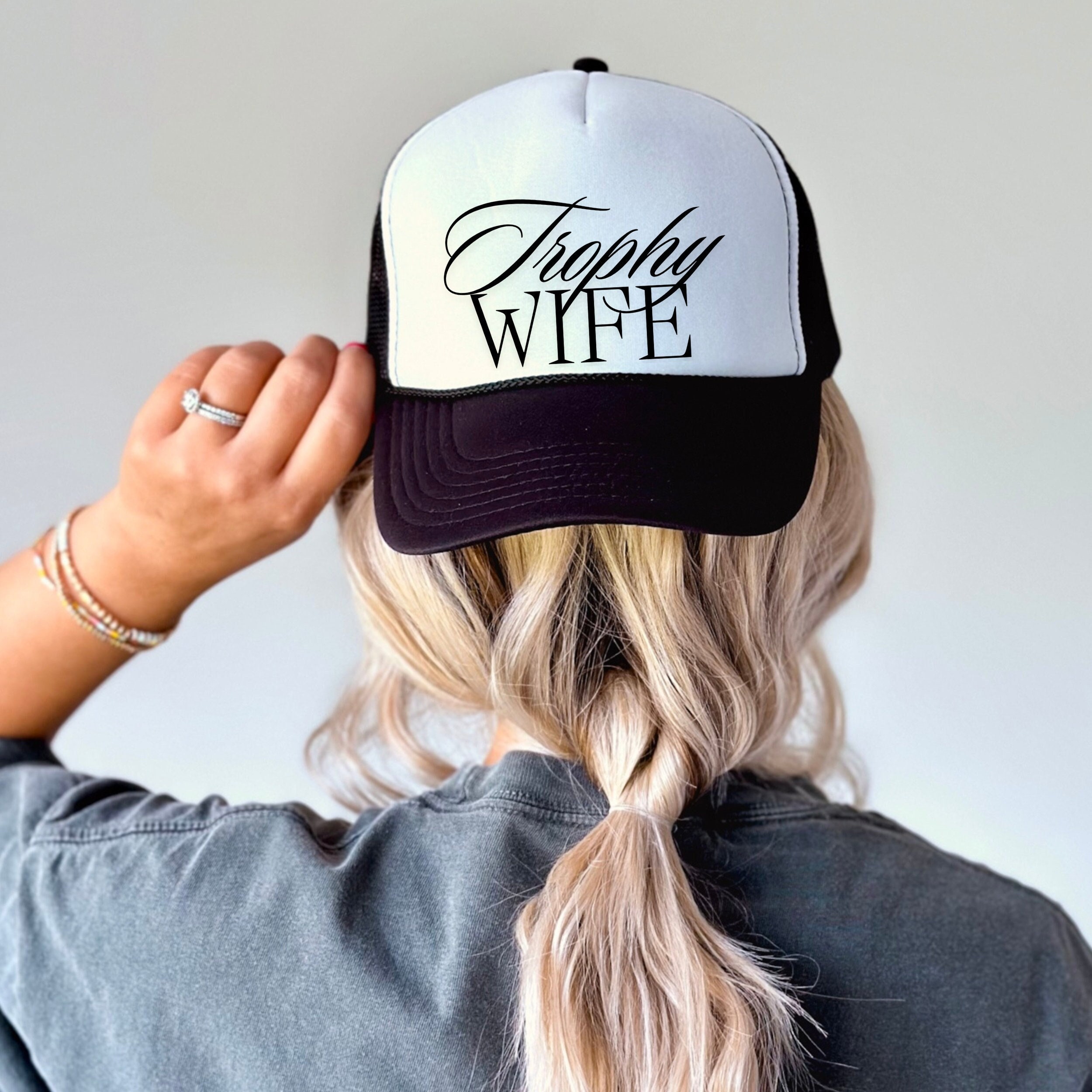 Trophy Wife Gift for Her Gift for Mom Bride to Be Bride Hat Fun ...