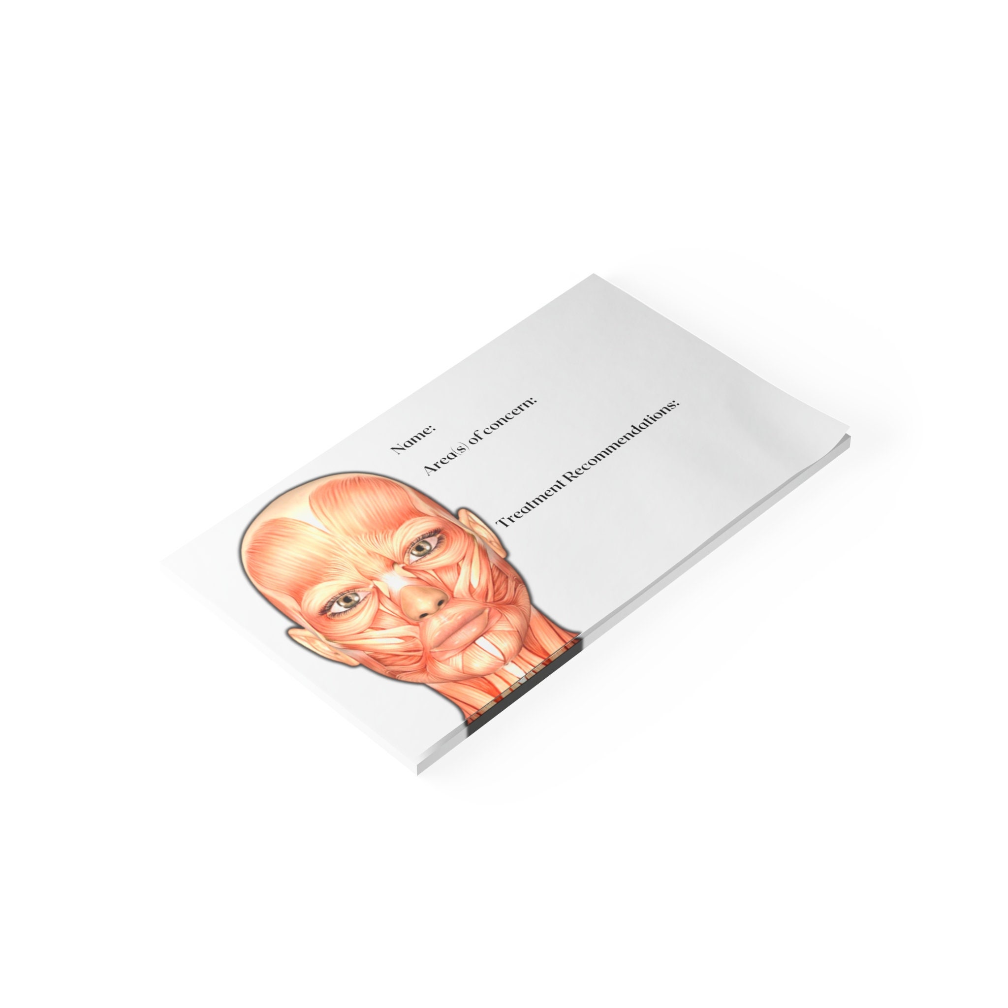 Aesthetic Injector Treatment Template Post-it® Note Pads Skin ...