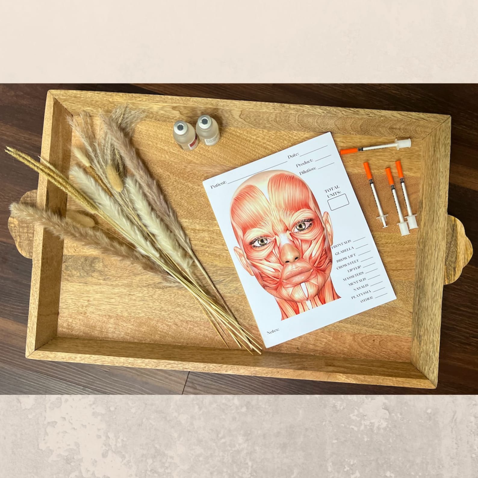 Aesthetic Injector Treatment Template Notepad Easy Tear-away Notebook ...