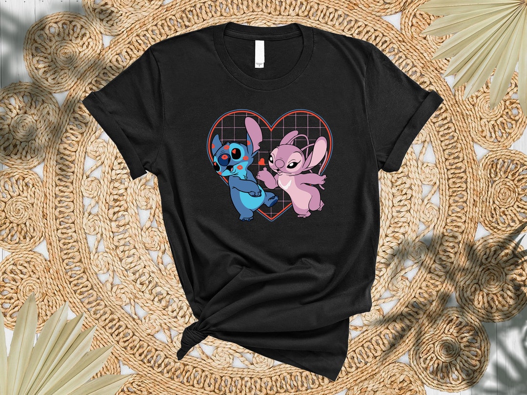 Lilo and Angel Shirt,lilo and Stitch Funny Shirt,lilo and Angel Lovely ...