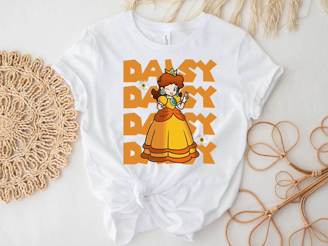 Super Mario Princess Daisy Shirt,princess Daisy Star Shirt,super Mario ...