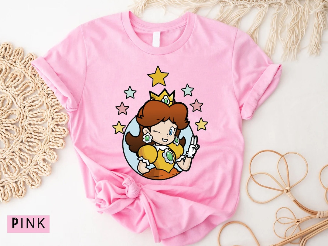 Super Mario Princess Daisy Shirt,princess Daisy Star Shirt,super Mario ...