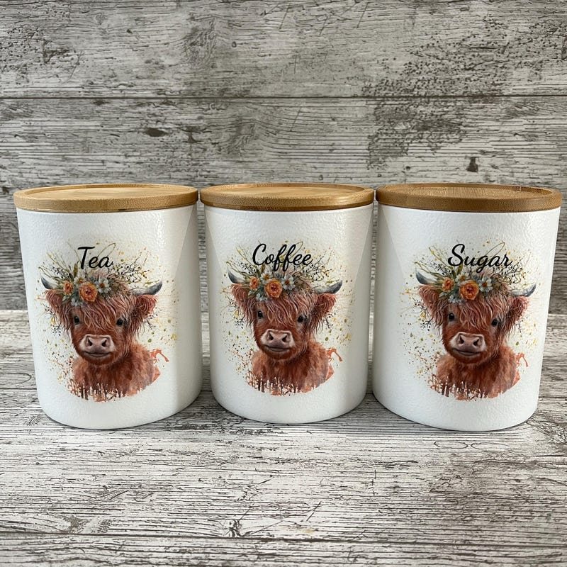 Highland Cow Kettle and Toaster - Etsy UK