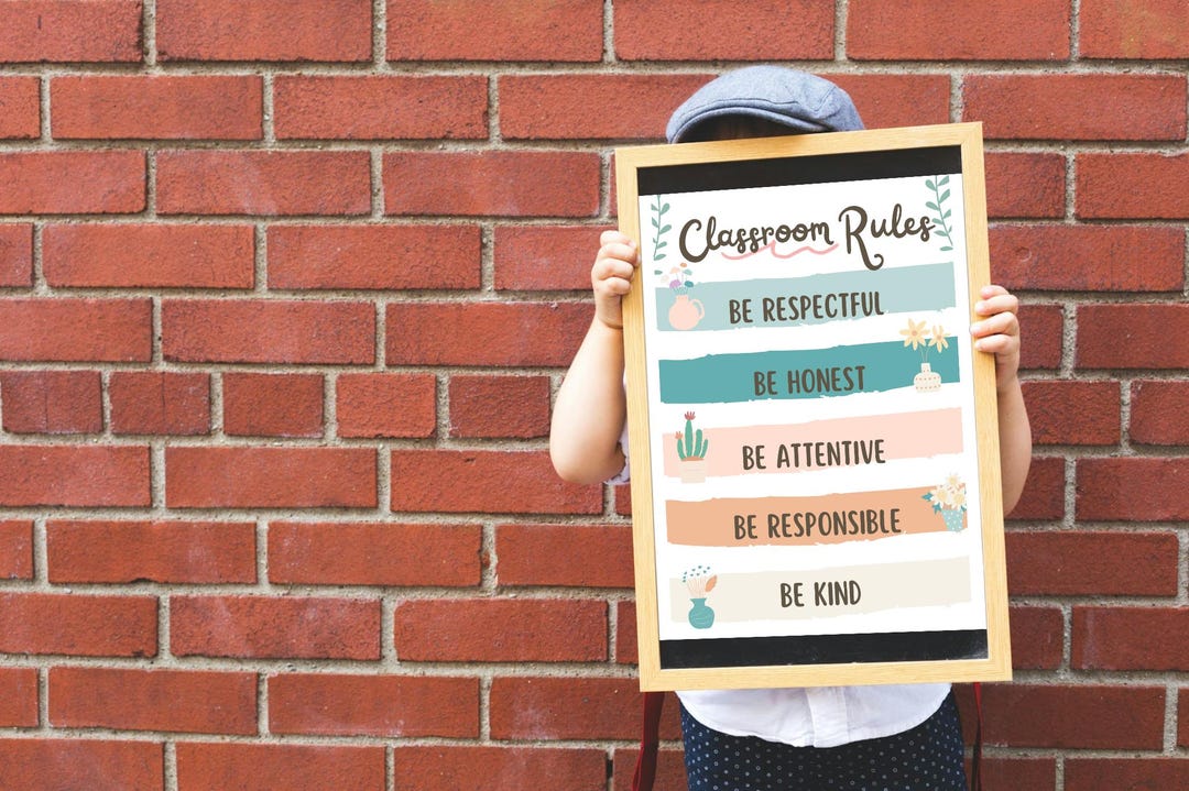 Printable Pastel Classroom Posters | Digital Download | A4 Student Wall ...