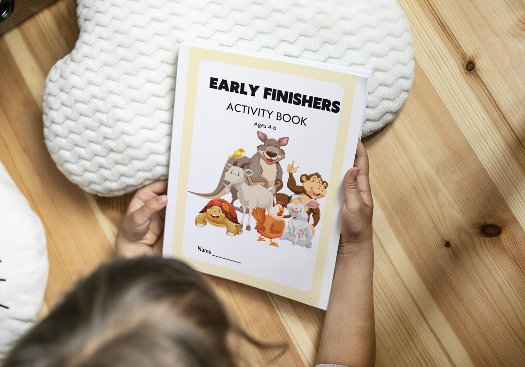 Printable Early Finishers Activity Book | Fun Educational Workbook for ...
