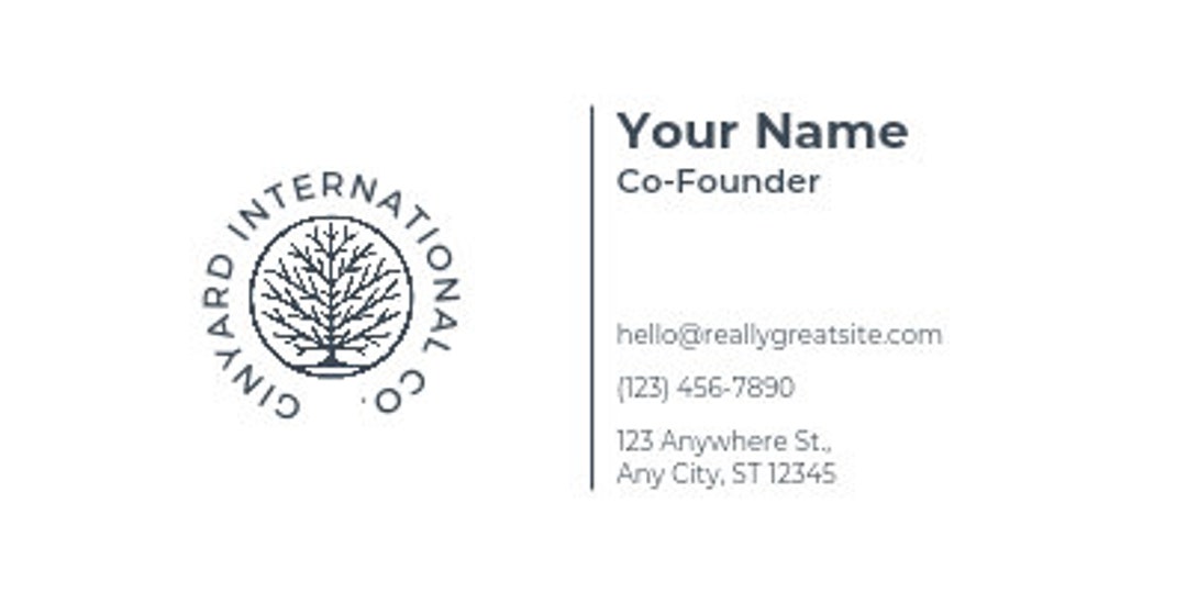 Professional Email Signature Template, Clean Design, Modern Business ...