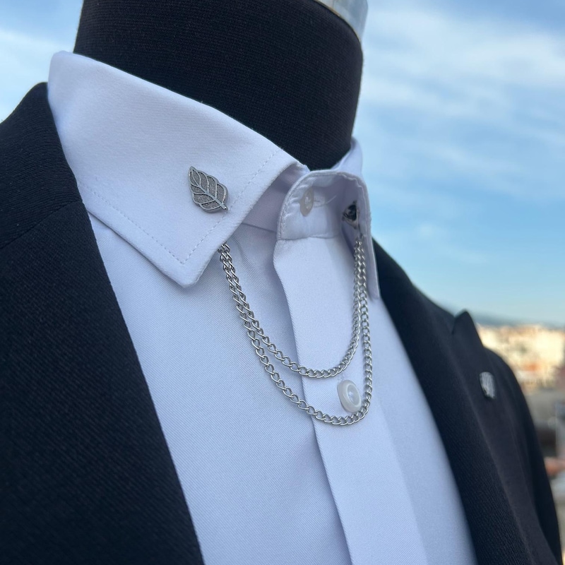 Collar Chain Lapel Pin - Etsy