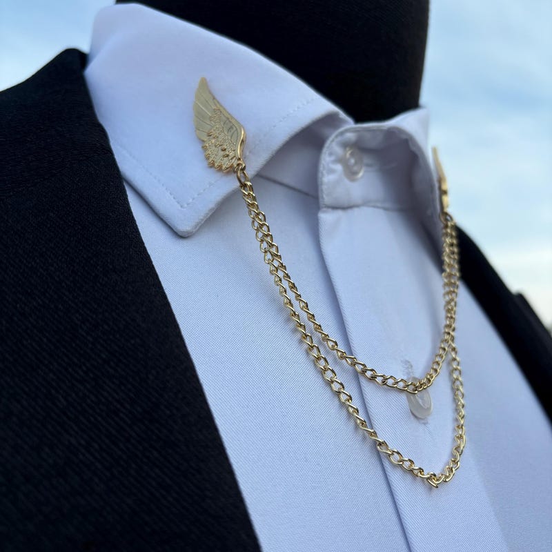 Mens Collar Broach - Etsy
