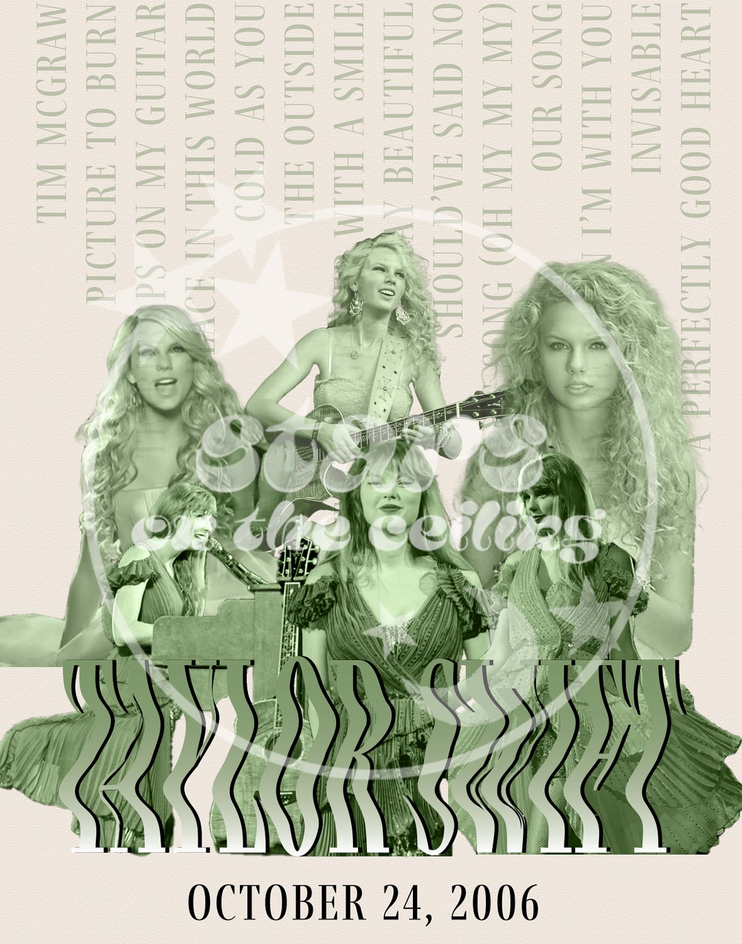 ERAS MULTIPACK Taylor Swift Eras Poster - Etsy