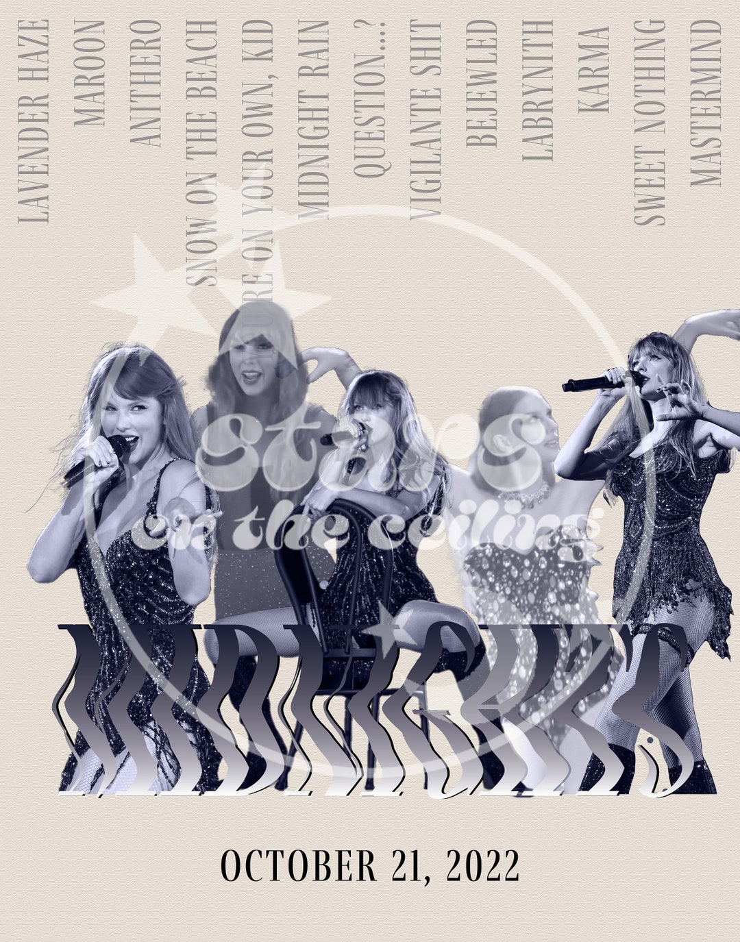 Eras Posters: midnights Midnights Era - Etsy